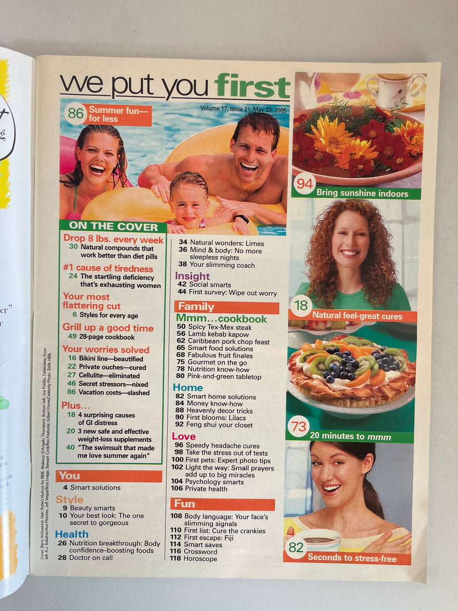 Vintage First for Women Magazine May 23 2005 – Touched By Time Treasures