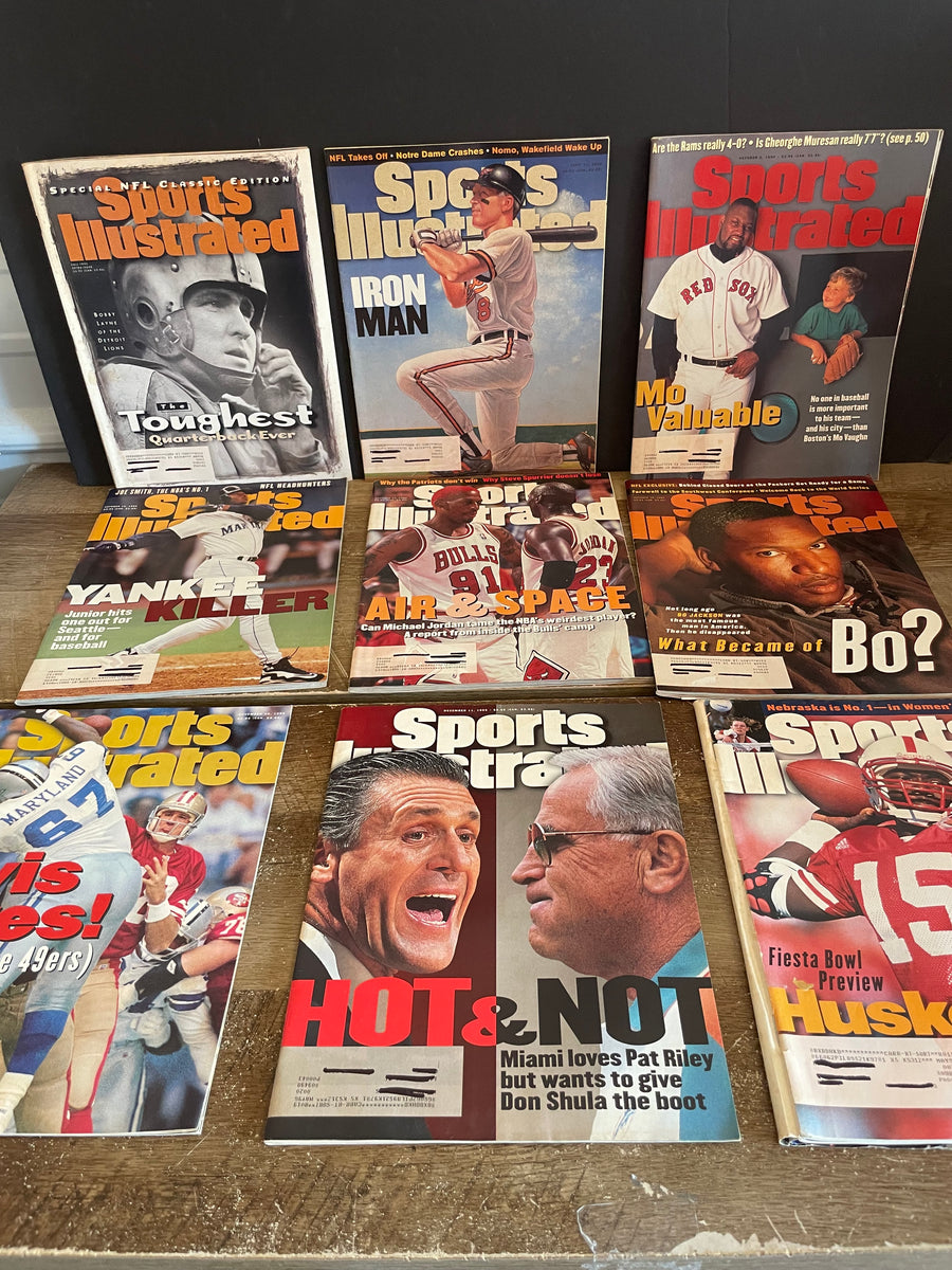 + Vintage SPORTS ILLUSTRATED Magazine Lot/18 1995 Montana Garnett Tyso ...